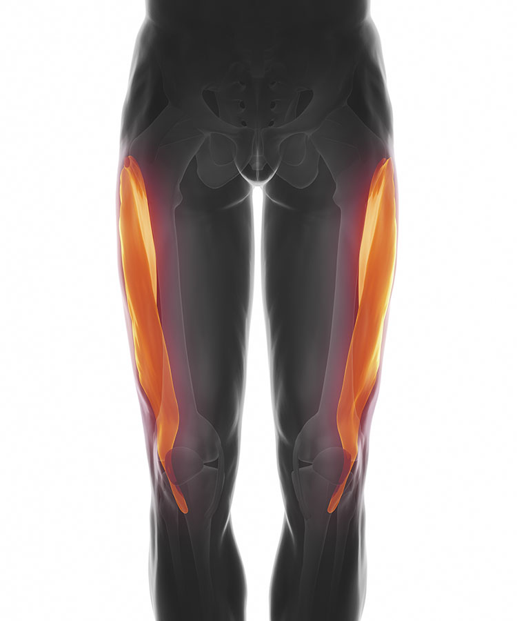 Quadriceps muscle strain or tear: Torn Quad muscle in Thigh